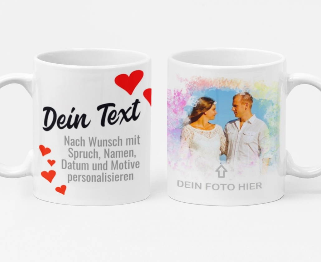 Personalisierte Tassen - Tasse mit eigenem Bild schöne Geschenksidee